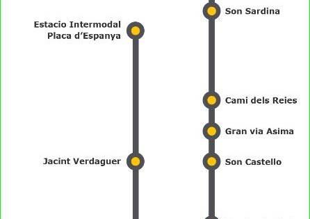 Metro Palma de Mallorca: le schéma, la description, la photo. Plan du ...