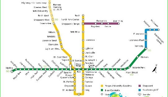 Metro w Toronto: schemat, opis, zdjęcie. Mapa metra w Toronto