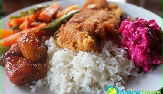 La nourriture au Costa Rica. Tarifs alimentaires au Costa Rica: Nourriture