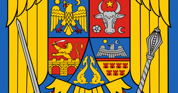 Znak Rumunska: fotografie, význam, popis