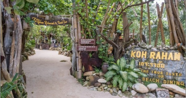 Koh Raham im Koh Phangan, einem authentischen Restaurant für Meeresmüll